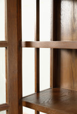 Mission Style China Cabinet-Display Bookcase — Crafters and Weavers