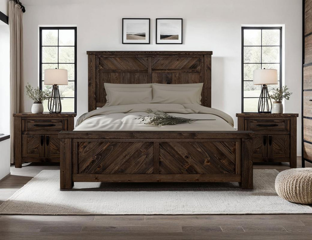Solid Wood Bedroom Sets-Bed-Dresser-Nightstand — Crafters and Weavers