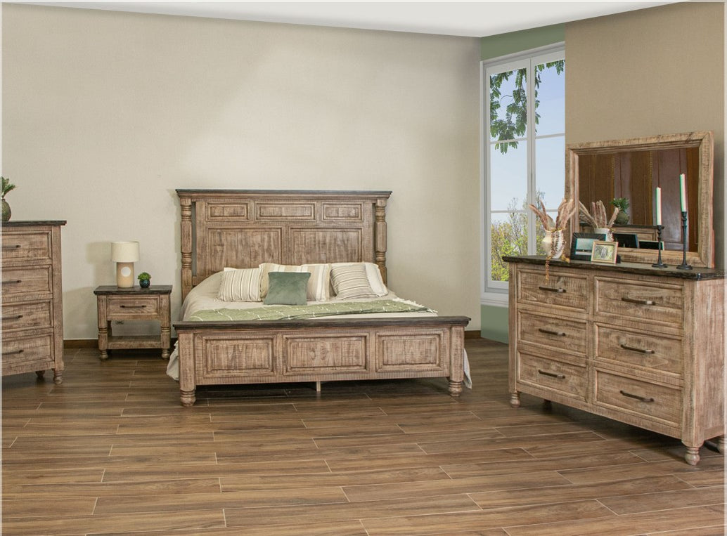 Solid Wood Bedroom Sets-Bed-Dresser-Nightstand — Crafters and Weavers