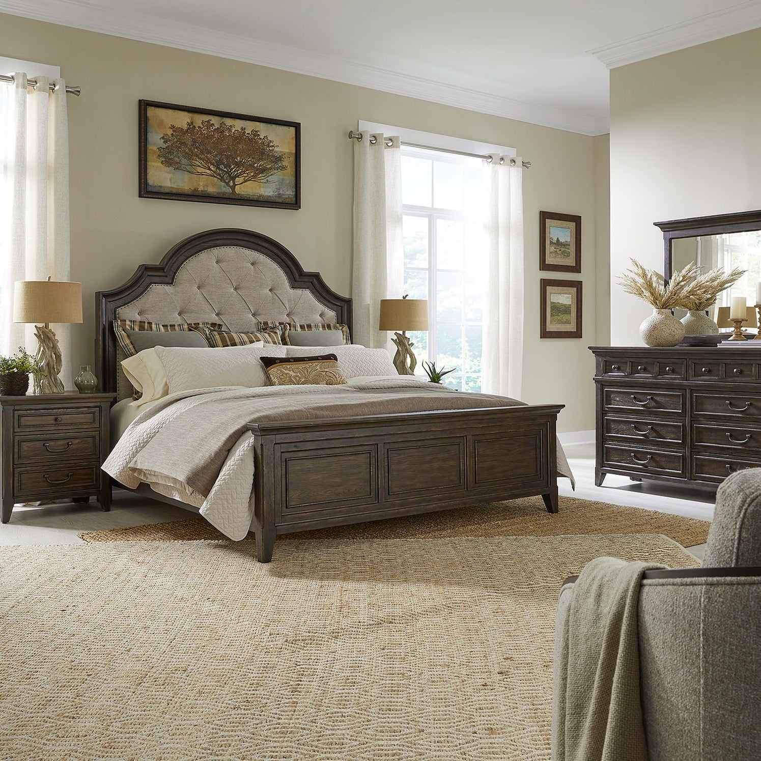 Solid Wood Bedroom Sets-Bed-Dresser-Nightstand — Crafters and Weavers