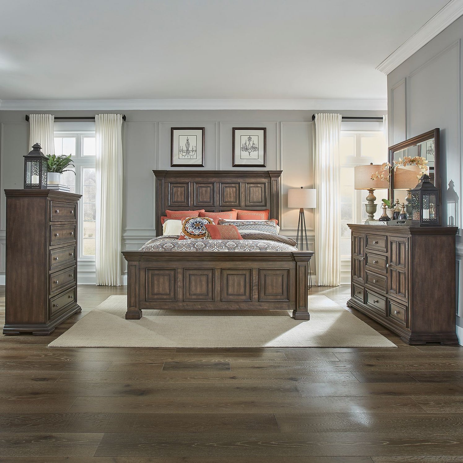 Solid Wood Bedroom Sets-Bed-Dresser-Nightstand — Crafters and Weavers