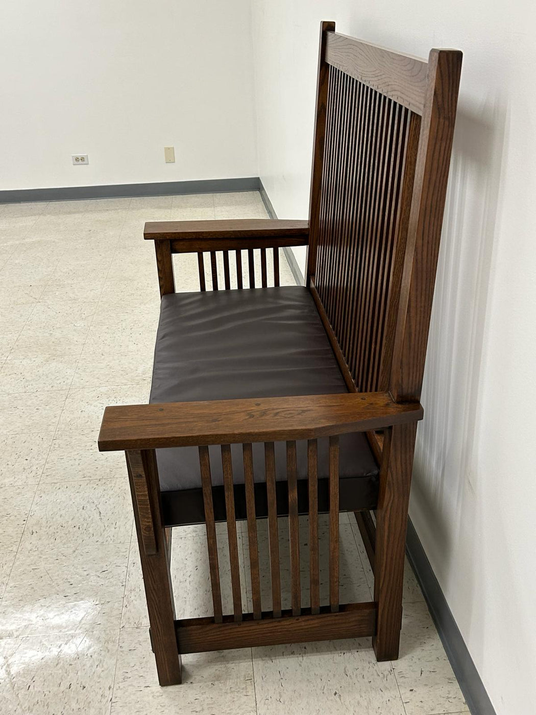 Buy Mission Solid Oak Bench / Settee with Spindles Online in the USA ...