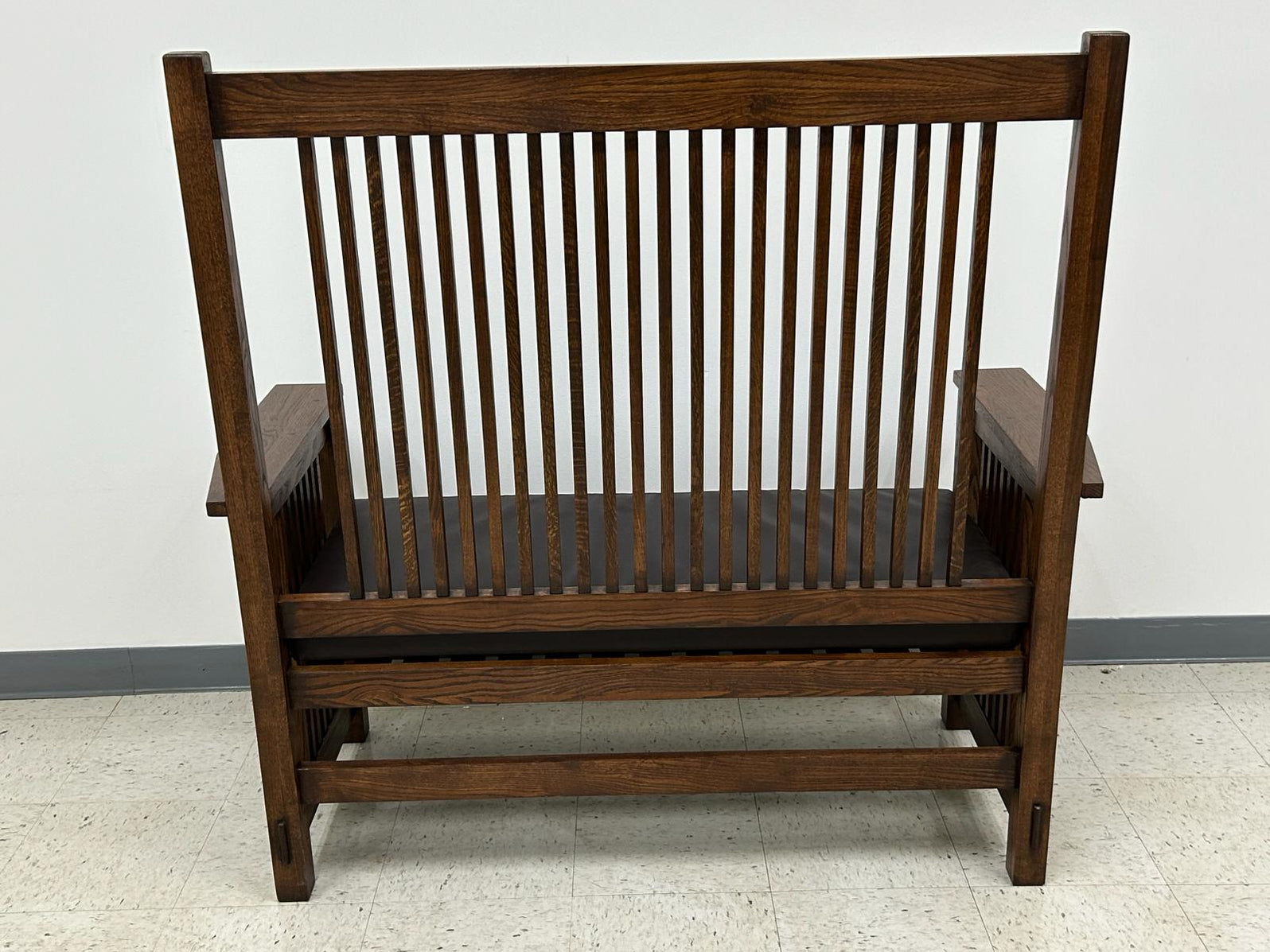 Buy Mission Solid Oak Bench / Settee with Spindles Online in the USA ...