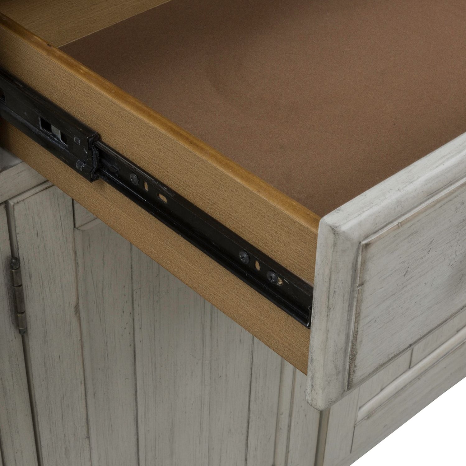 Annie Modern Farmhouse Server Cabinet-Gray — Crafters and Weavers