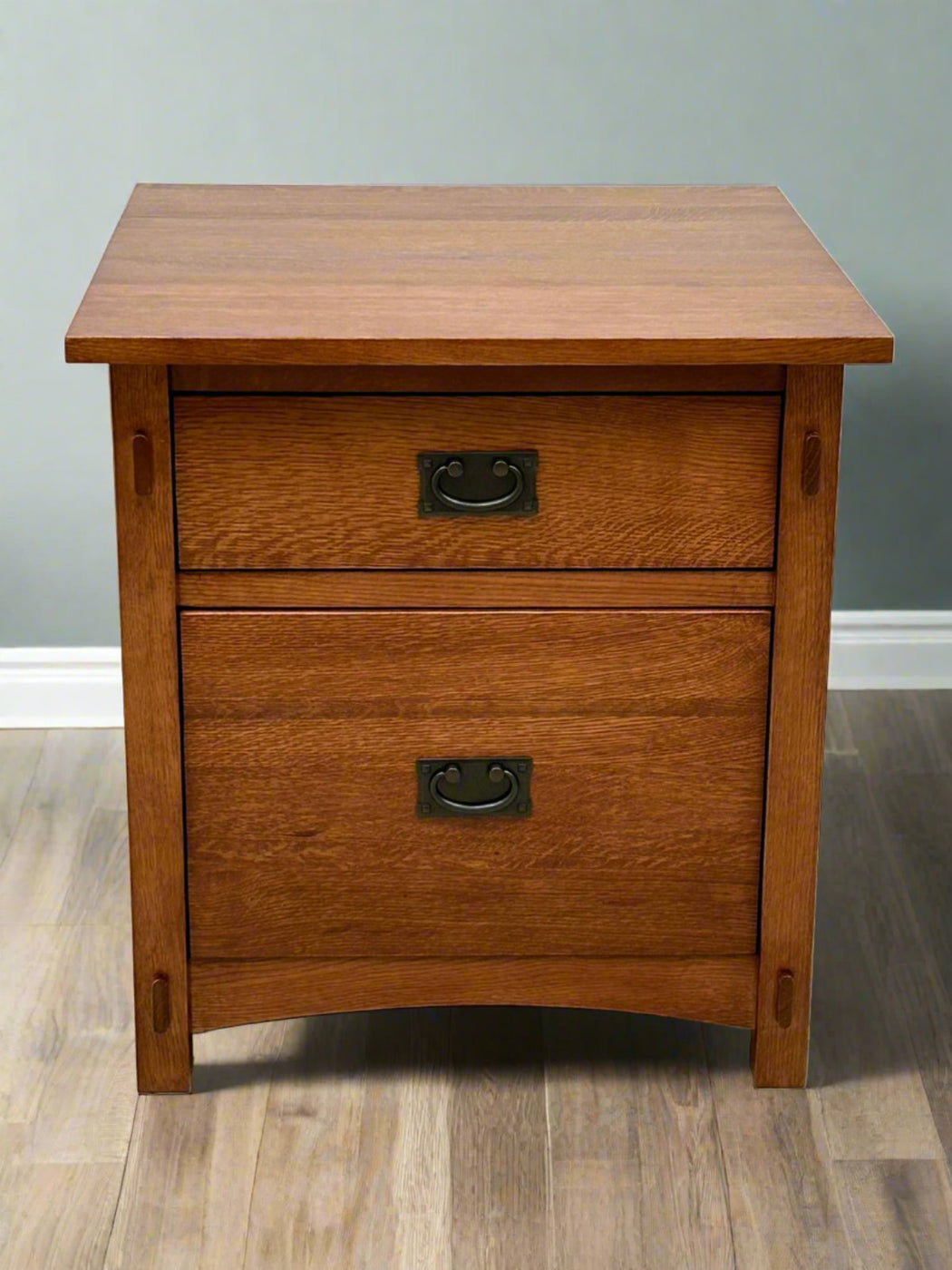 Mission Solid Oak File Cabinet - Handcrafted — Crafters and Weavers