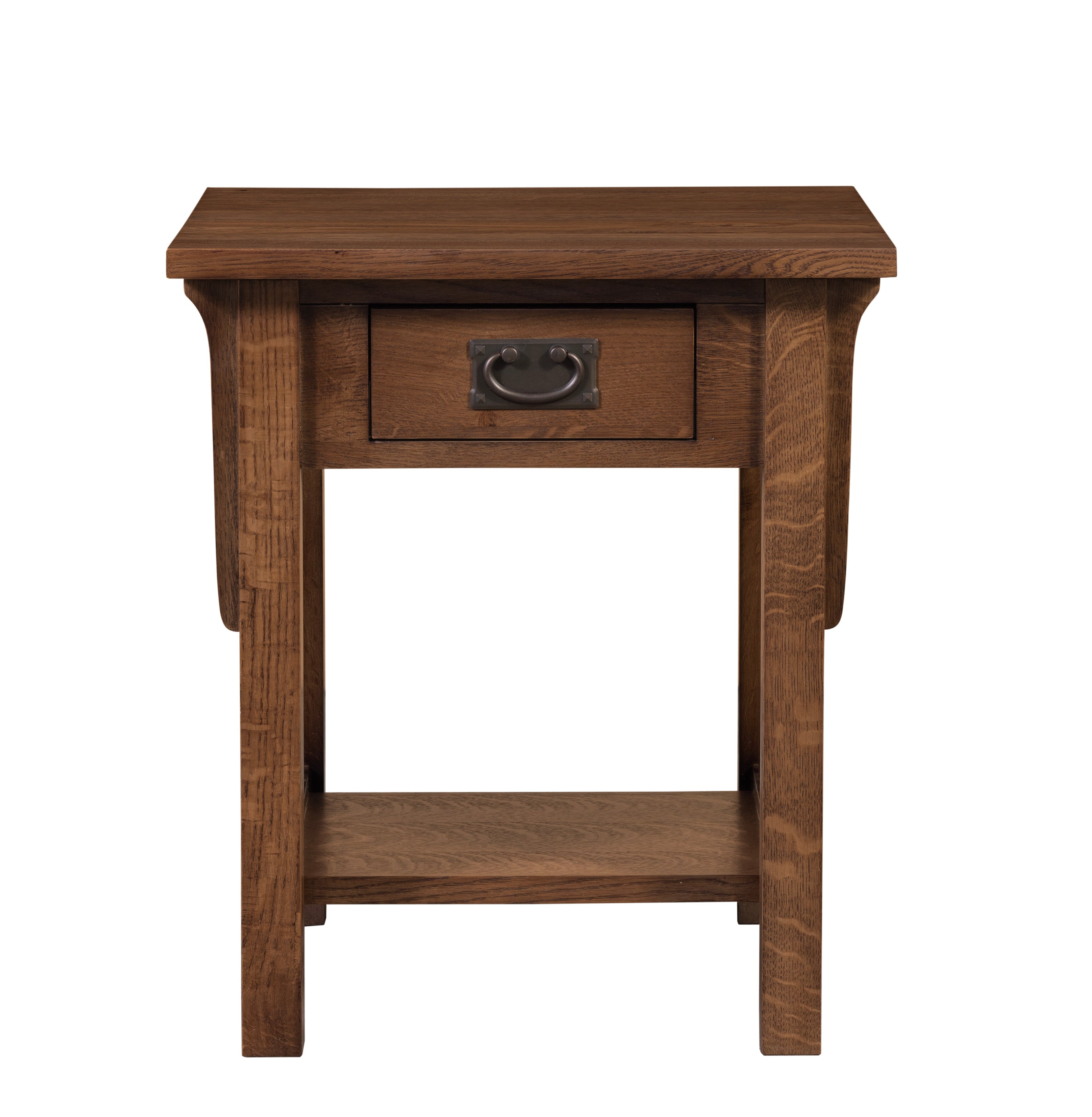 Buy Mission Quarter Sawn Oak 1-Drawer Crofter End Table in USA ...
