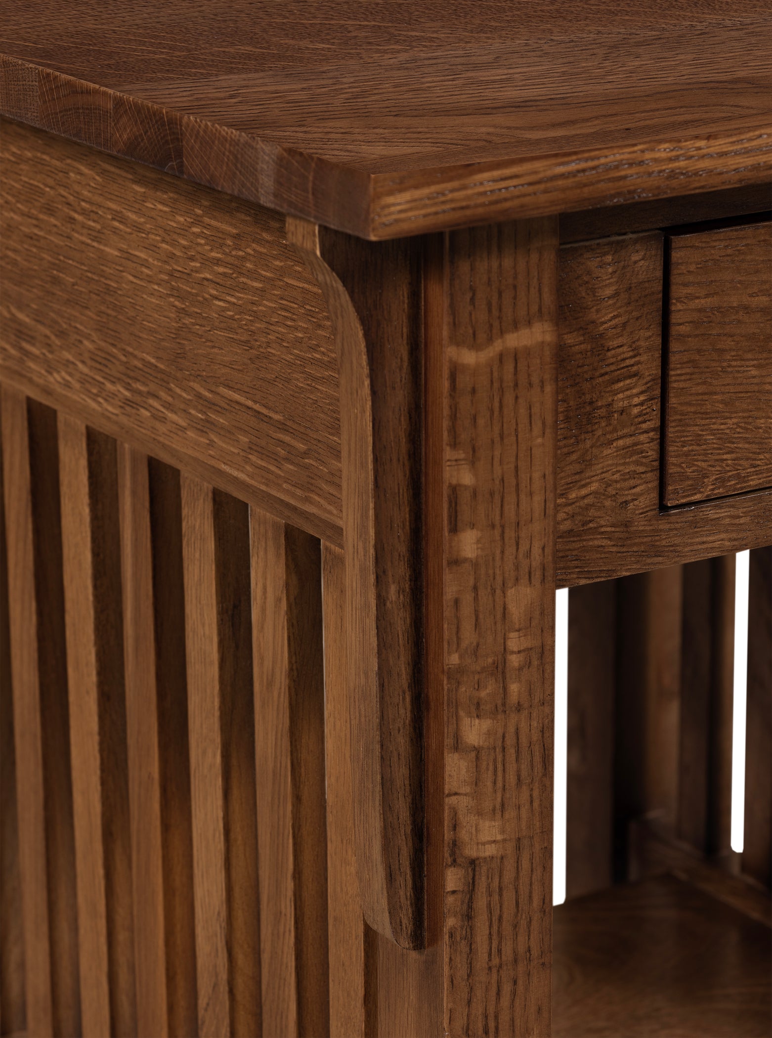 Buy Mission Quarter Sawn Oak 1-Drawer Crofter End Table in USA ...