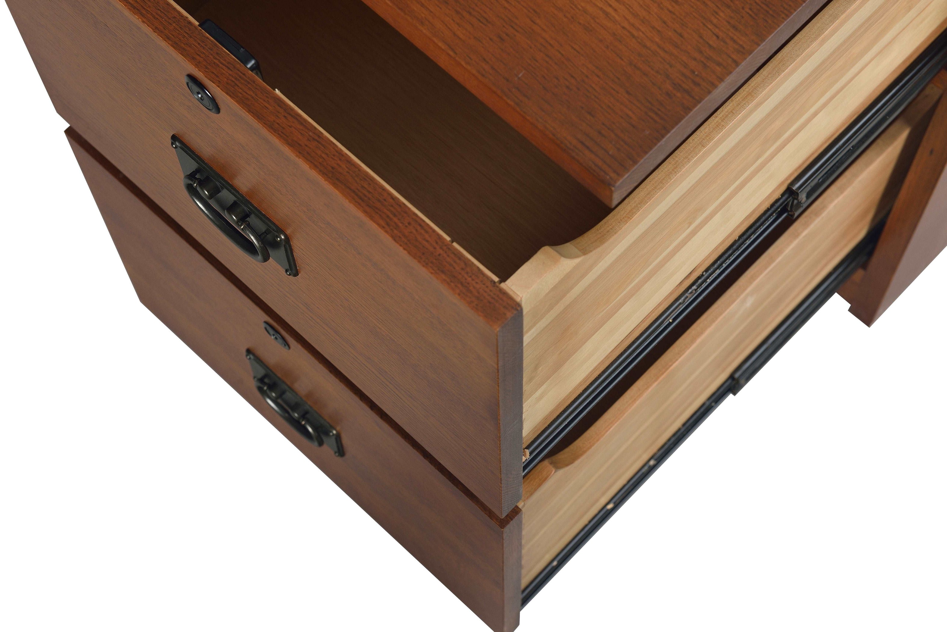 Buy Mission Oak 2-Drawer File Cabinet w/ Writing Tray – MC | Crafters ...