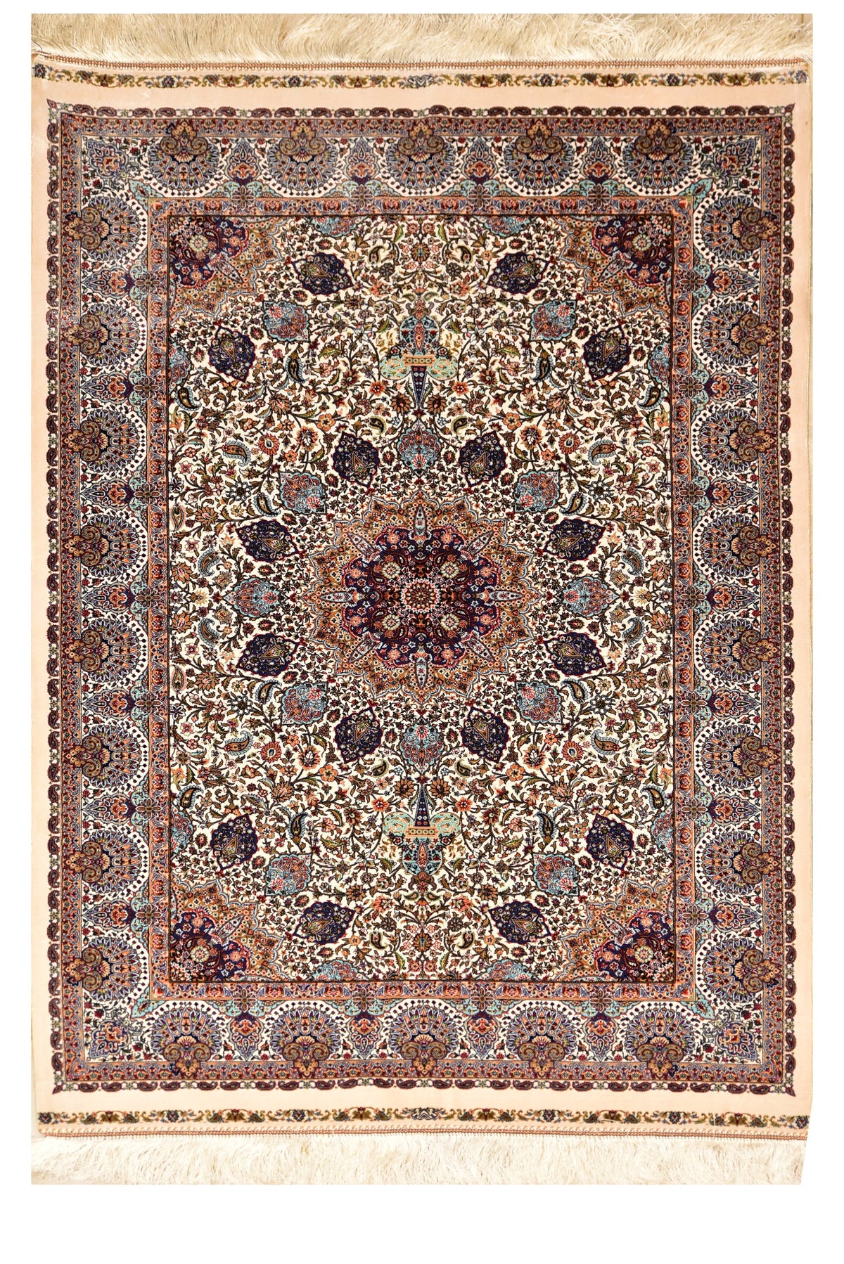 Fine Tabriz Silk Oriental Rugs 3' x 5' — Crafters and Weavers