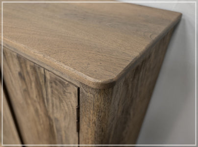 Lotus Rustic Modern 4 Door Multi Purpose Console — Crafters and Weavers