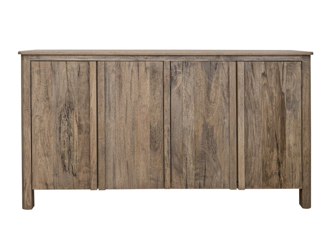 Lotus Rustic Modern 4 Door Multi Purpose Console — Crafters and Weavers