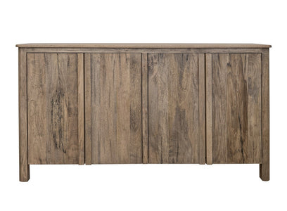 Lotus Rustic Modern 4 Door Multi Purpose Console — Crafters and Weavers