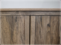 Lotus Rustic Modern 4 Door Multi Purpose Console — Crafters and Weavers