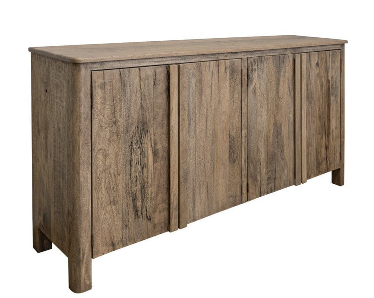 Lotus Rustic Modern 4 Door Multi Purpose Console — Crafters and Weavers