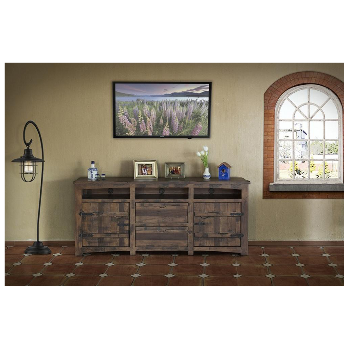 Atlantic TV Stand - 80" — Crafters and Weavers