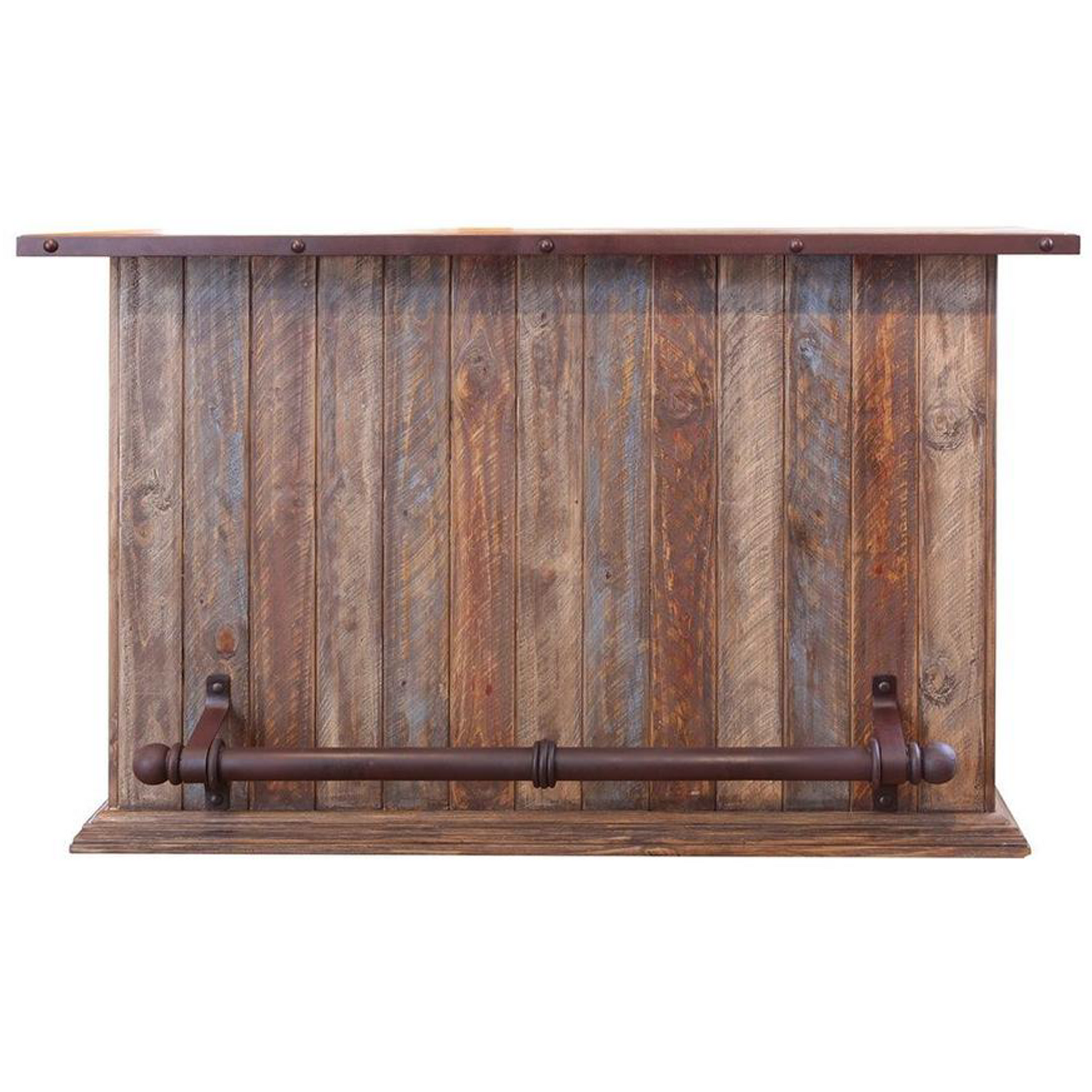 Buy Bayshore 66" Bar with Wine Rack - Multi Color Online in the USA ...