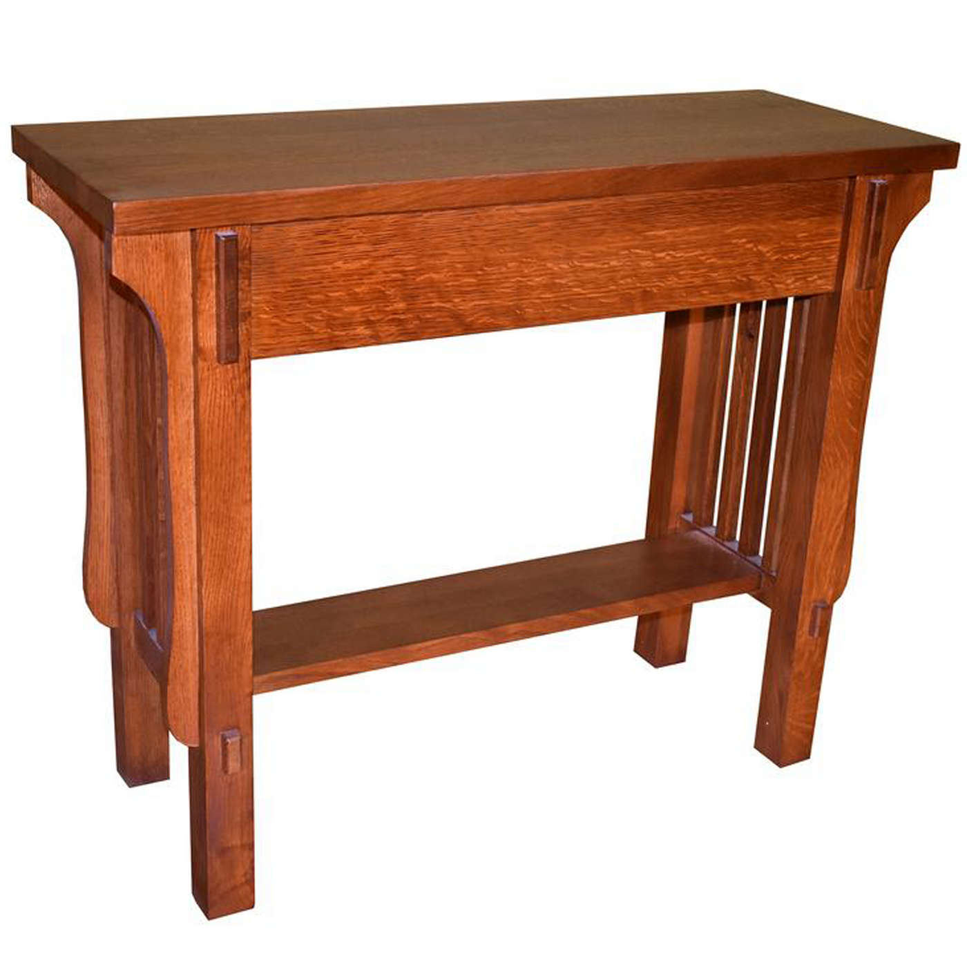 Solid Oak Mission / Arts and Crafts Crofter Style Console Table / Sofa ...