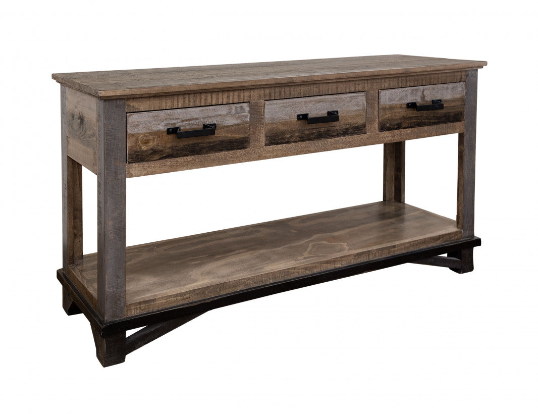 Greenview Loft Rustic Modern Console Table / Sideboard — Crafters and Weavers