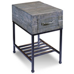 Parker Side Table - Gray — Crafters and Weavers