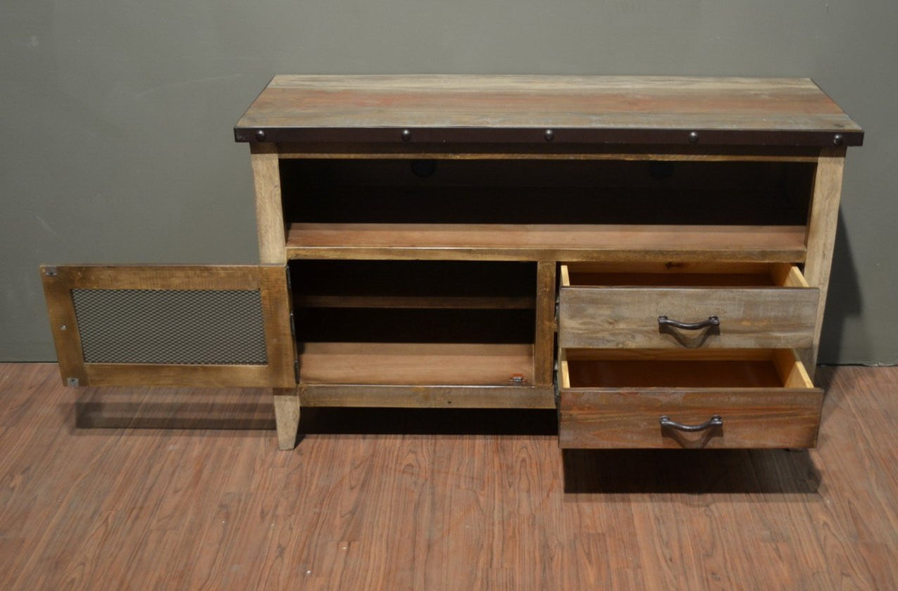 Bayshore Multi-Color TV Stand - 52" — Crafters and Weavers