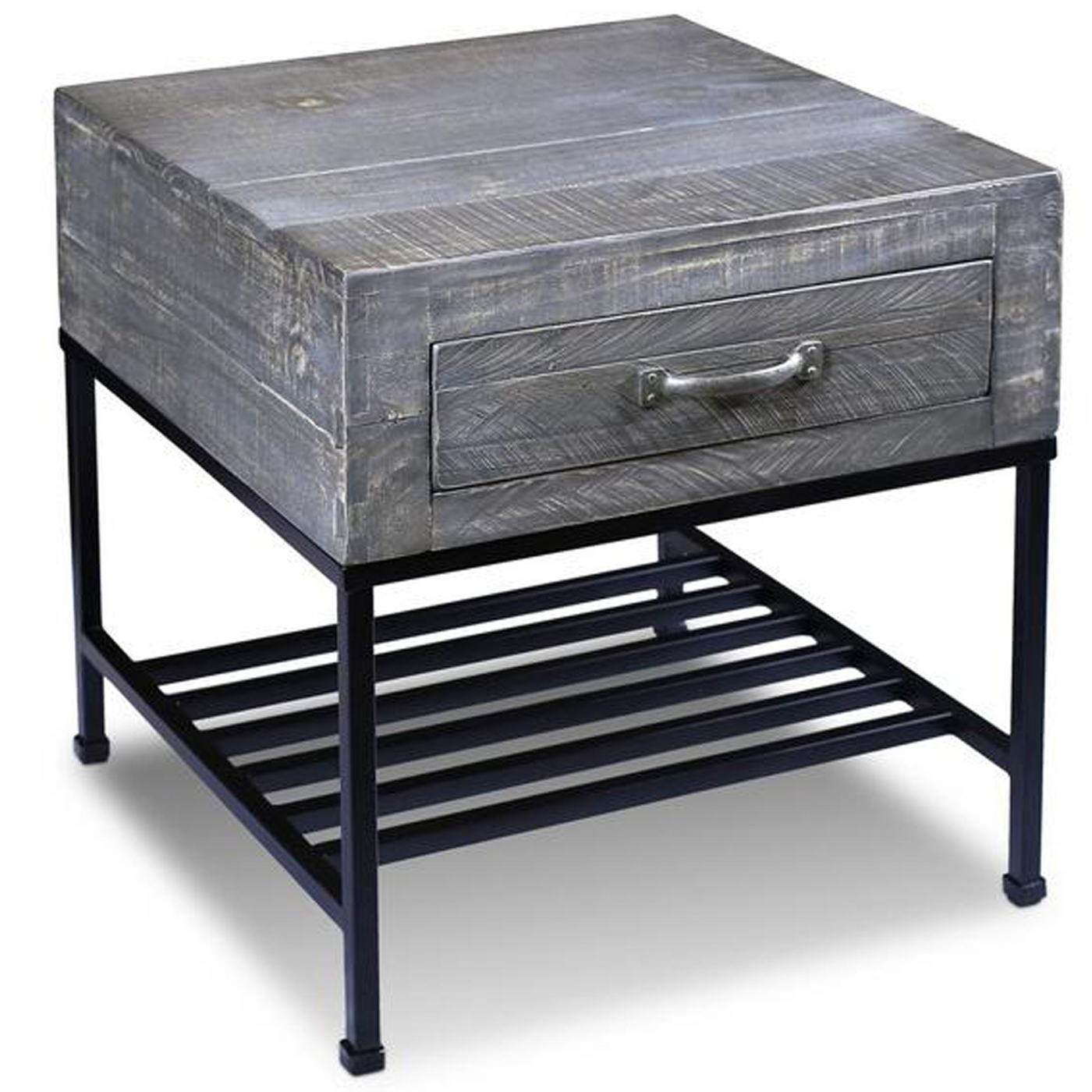 Parker End Table - Gray — Crafters and Weavers