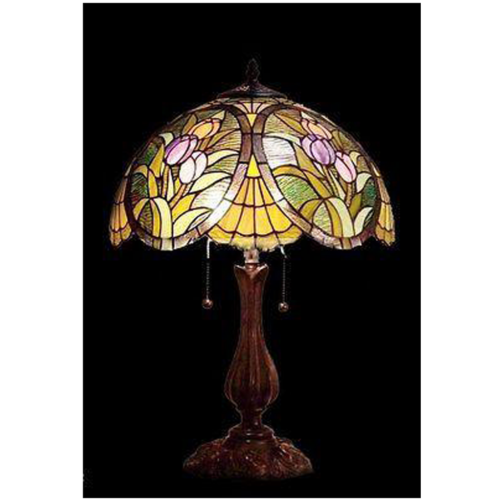 Tiffany Style Lamps & Lighting-Floor-Table — Crafters and Weavers