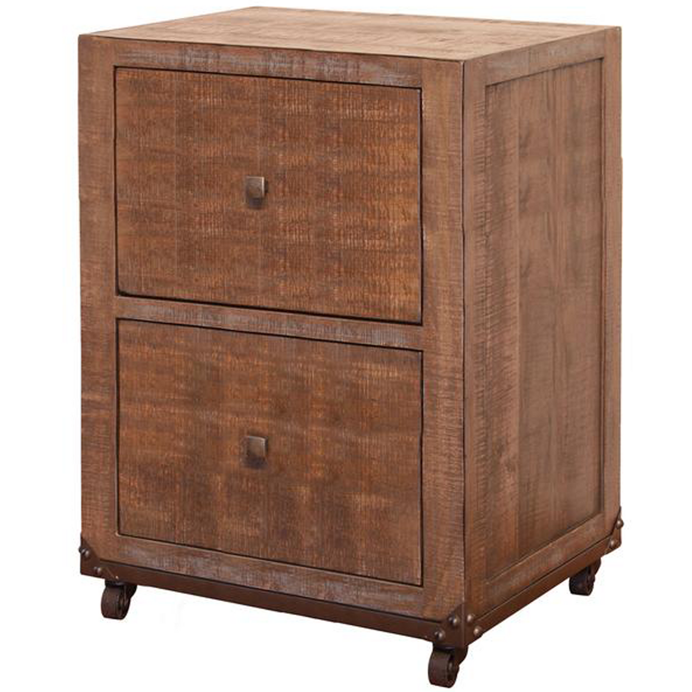 Greenview Iron Base File Cabinet Nightstand — Crafters and Weavers