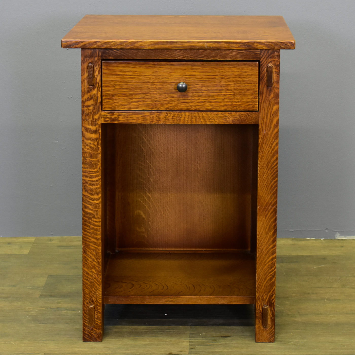Mission Solid Quarter Sawn Oak 1 Drawer End Table - Model A27 ...
