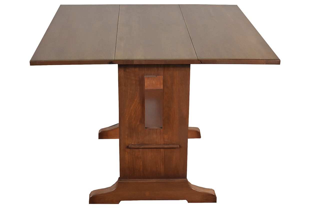 Buy Mission Solid Oak Drop Leaf Dining Table in USA— Crafters and Weavers