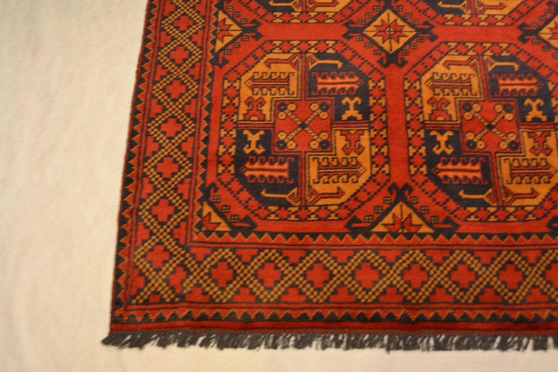 rug3080 4 x 6.3 Tribal Kargai Rug — Crafters and Weavers