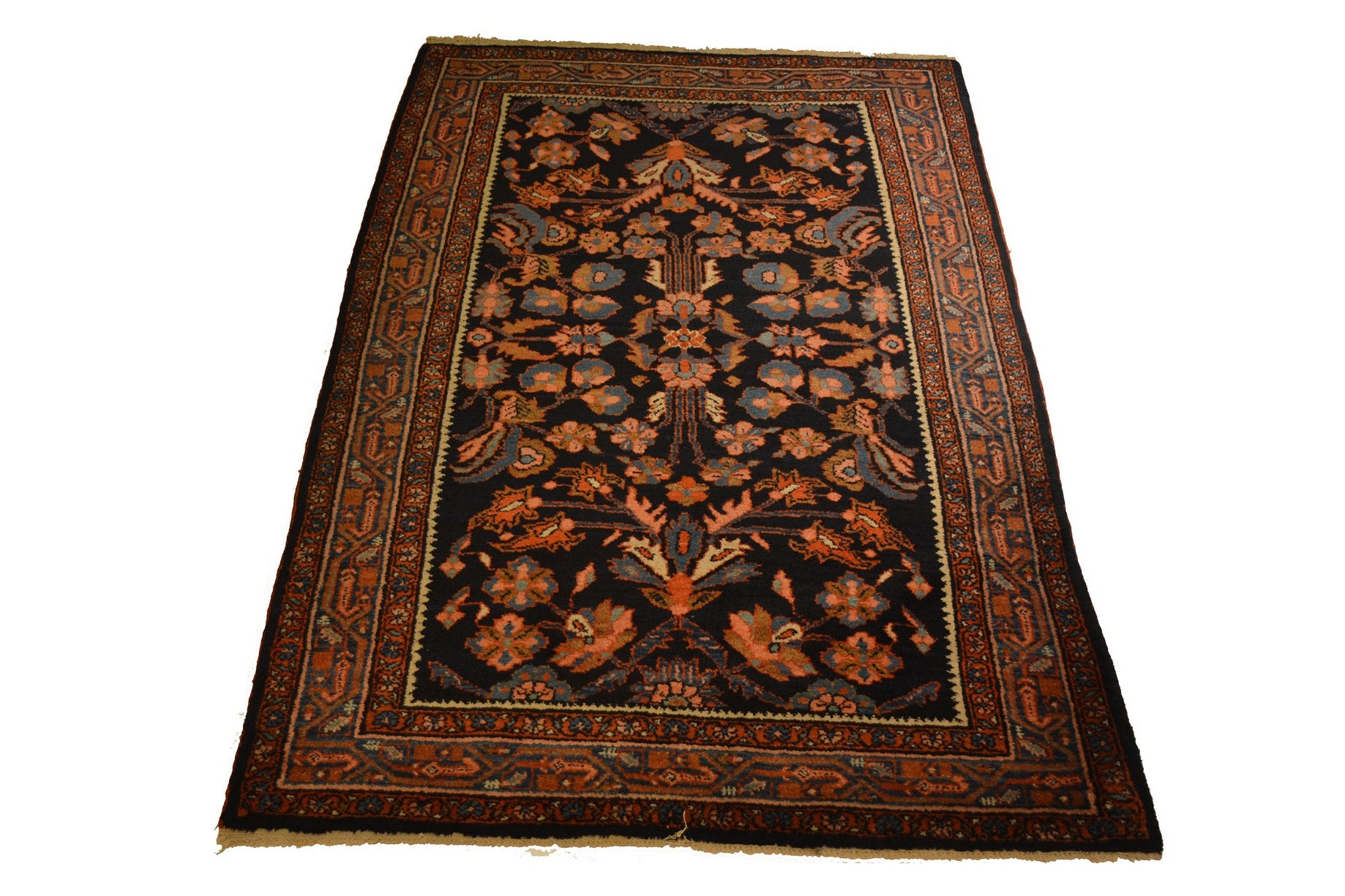 rug2195 4.6 x 6.9 Persian Hamadan Rug — Crafters and Weavers