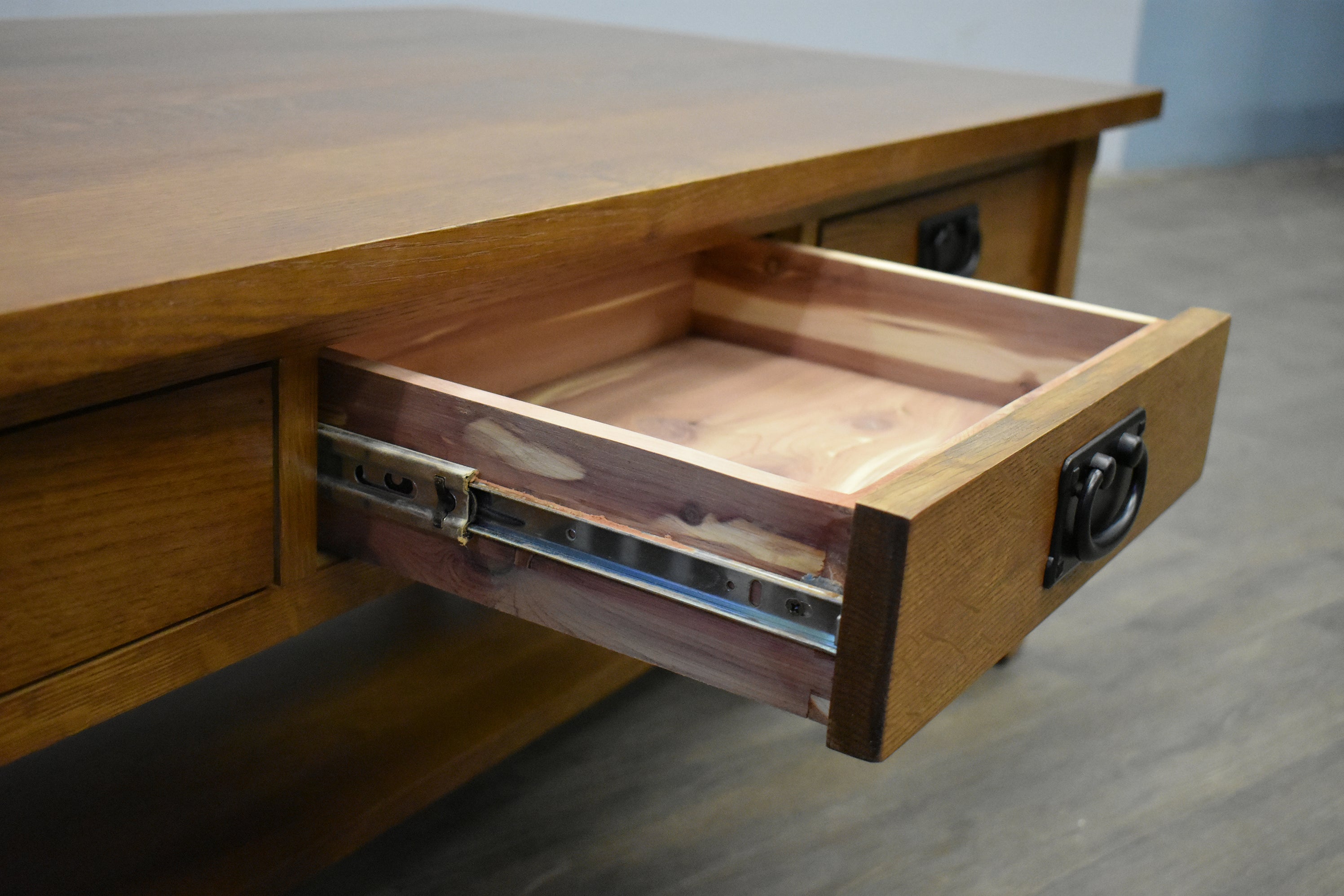 Mission Style / Arts & Crafts Solid Quarter Sawn Oak Coffee Table ...