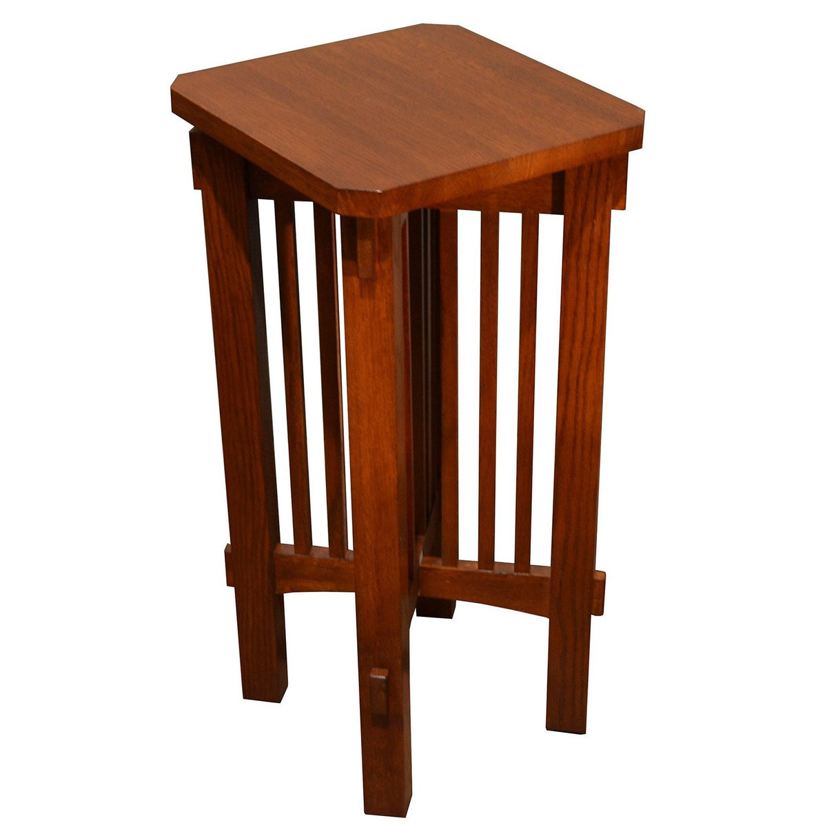 Buy Mission Spindle Side Table / Plant Stand in USA— Crafters and Weavers