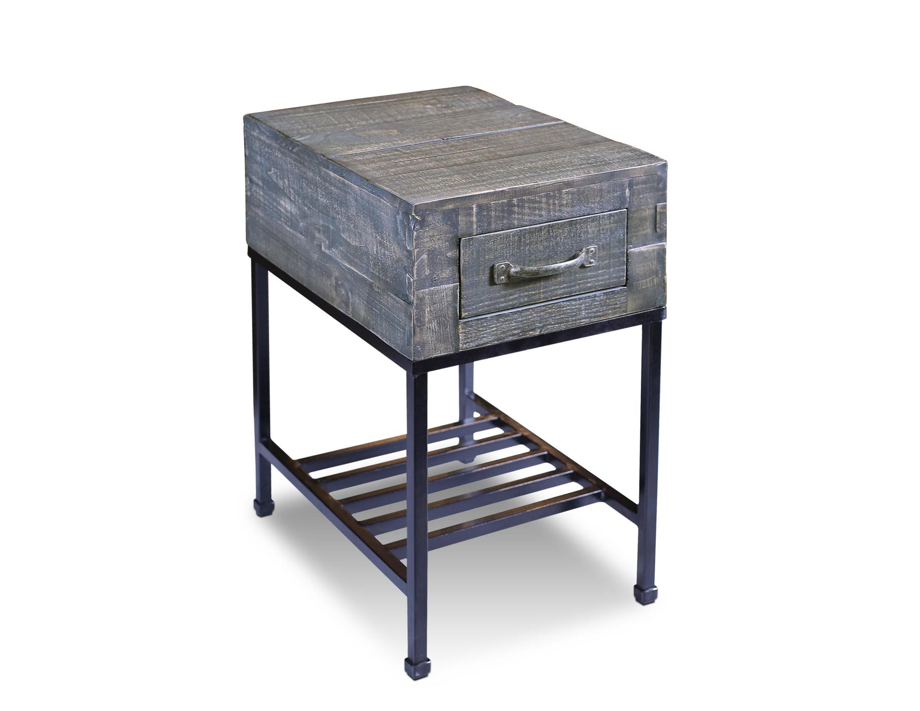 Parker Side Table - Gray — Crafters and Weavers