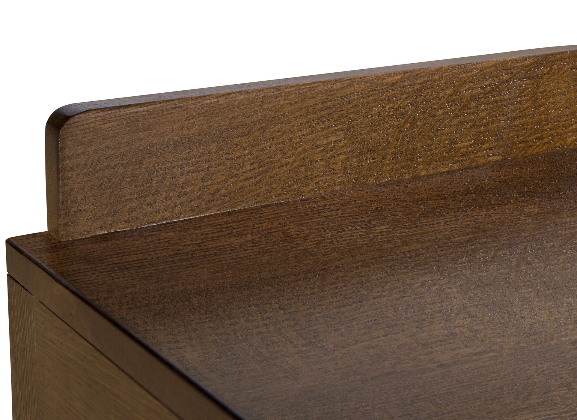 Mission Solid Oak 4 Drawer File Cabinet - Walnut — Crafters and Weavers