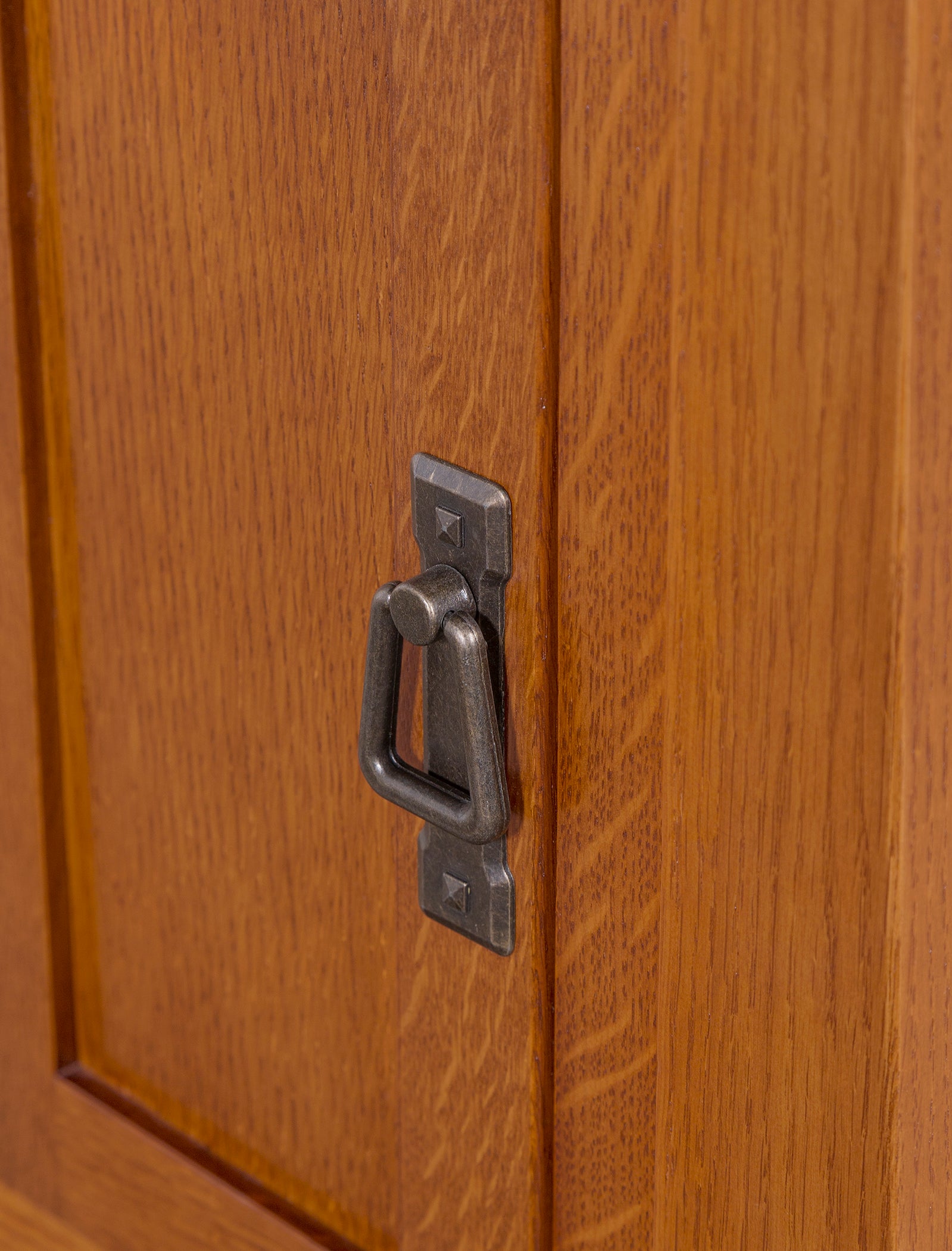 Mission Style Solid Oak Tapered Leg Small Narrow Nightstand Side Table ...