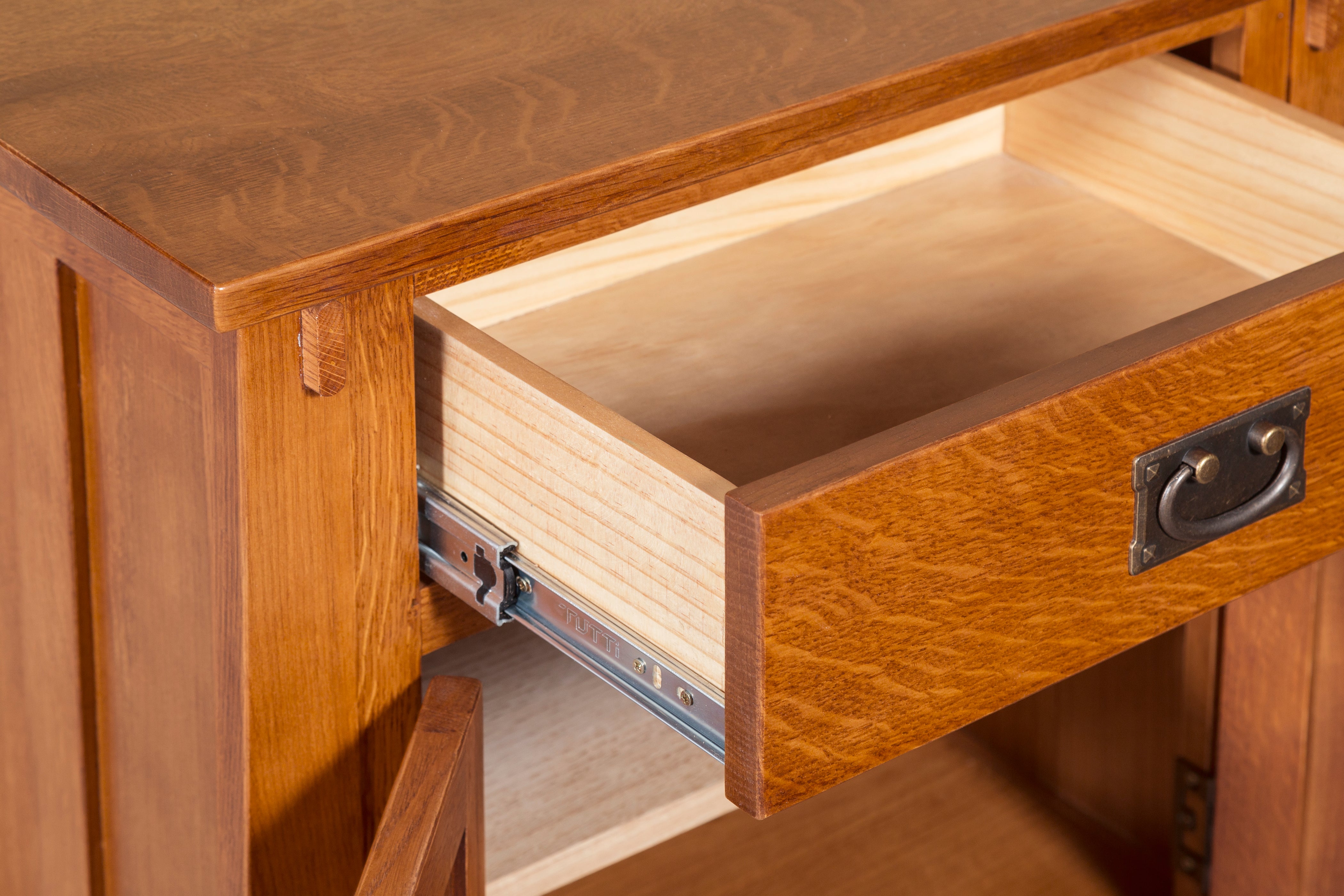 Buy Mission Style Oak Nightstand A3 Michael's Cherry in USA — Crafters ...