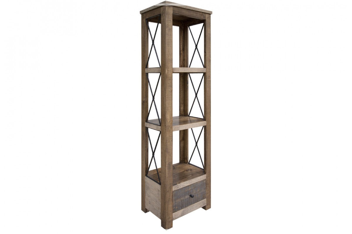 Lucas Solid Wood Bookcase - 19.25" wide — Crafters and Weavers