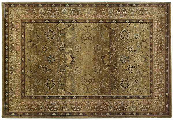Medalia Generations Rug Brown/Green — Crafters and Weavers
